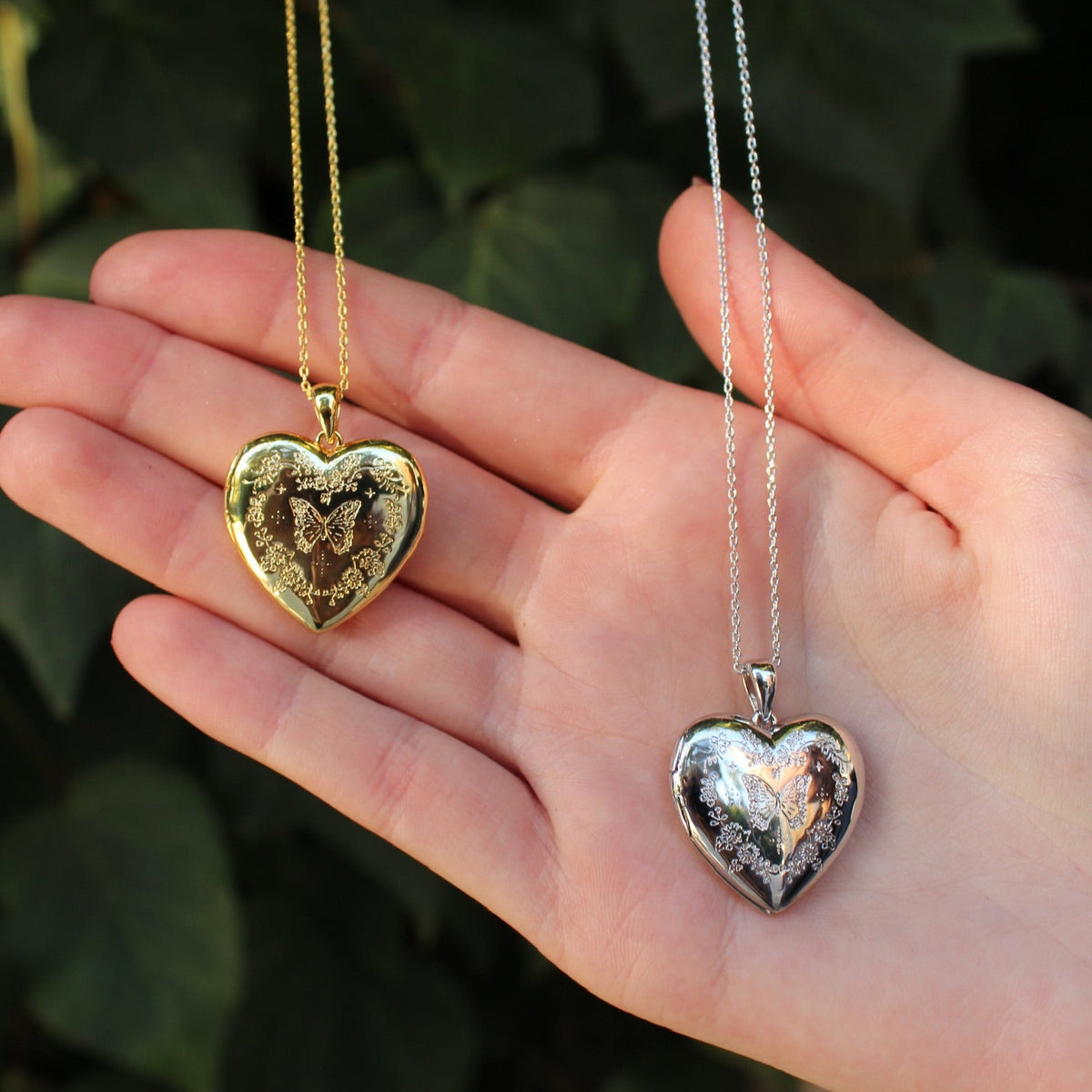 Love Lockets – Set of 2 | Custom Metal & Velvet Case | "I Love You ...